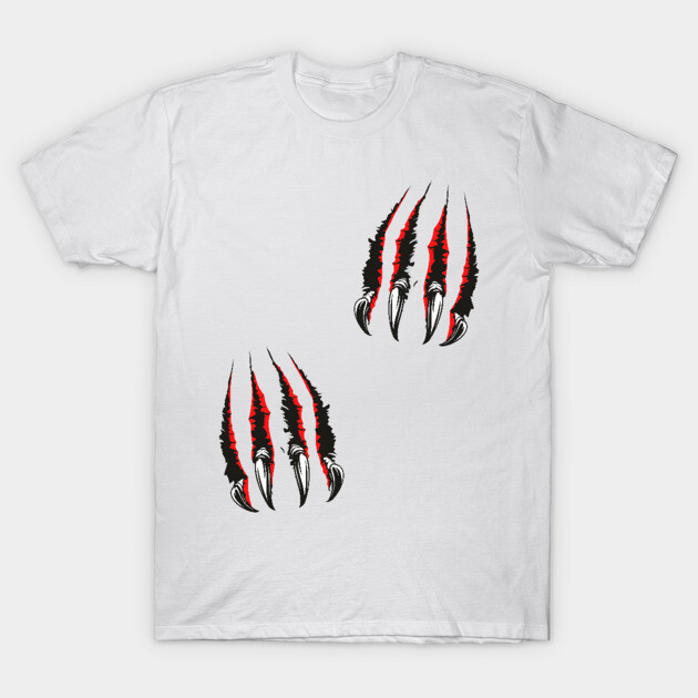 claws ripping through