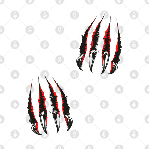 claws ripping through