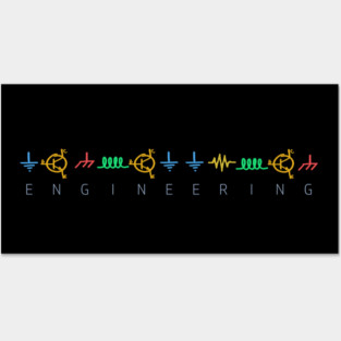 electrical engineering poster background