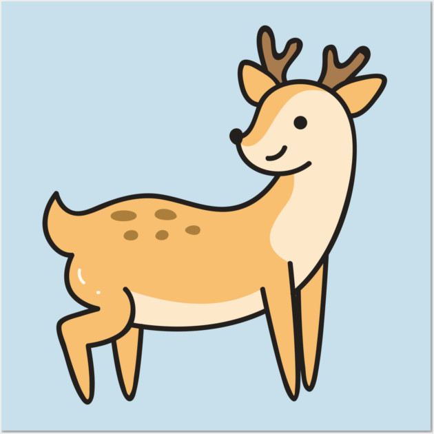 deer drawing cute