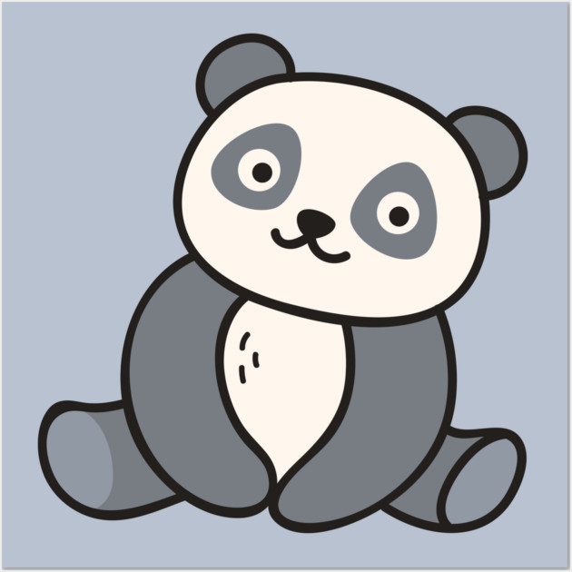 cute panda bear drawing