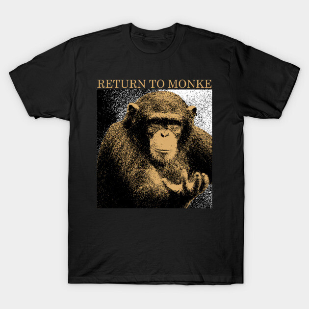 brown monkey shirt