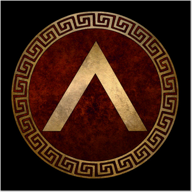 lambda symbol spartan shields