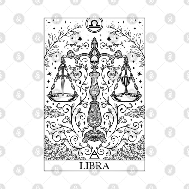 cool libra drawings