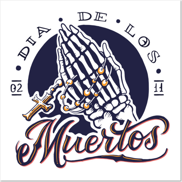 praying skeleton hands