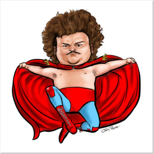 nacho libre illustrations