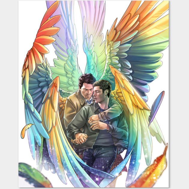 destiel wings