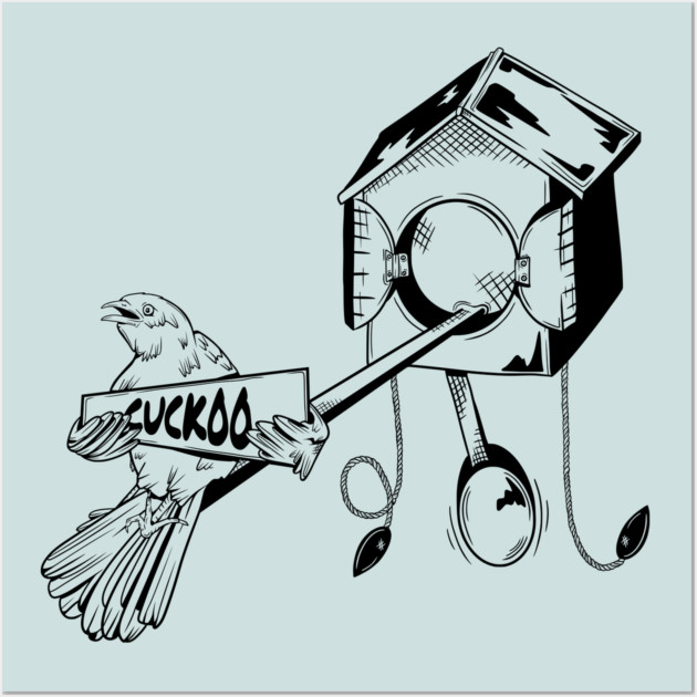 cuckoo bird clock drawing