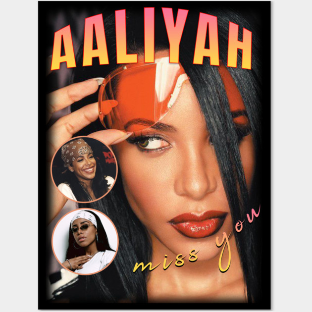 aaliyah wall poster