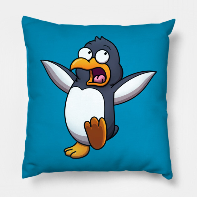 scared penguin