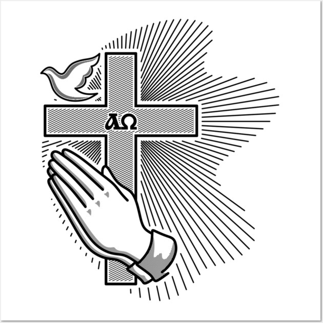 praying hands symbol