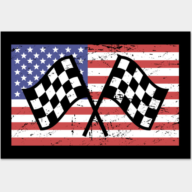 racing car flag pattern