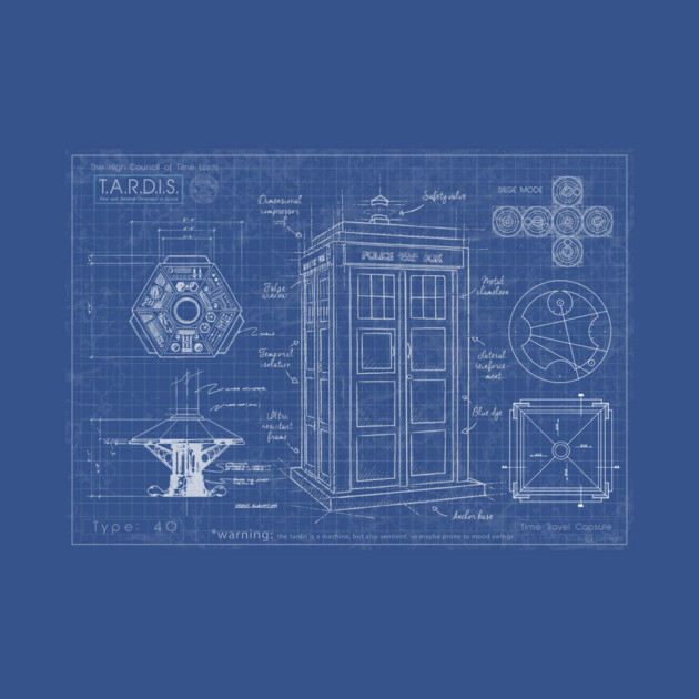 tardis technical drawing