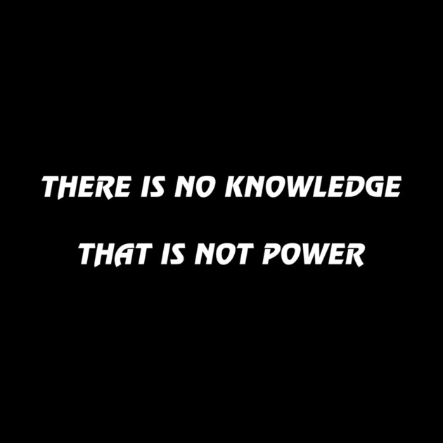 knowledge is power missing