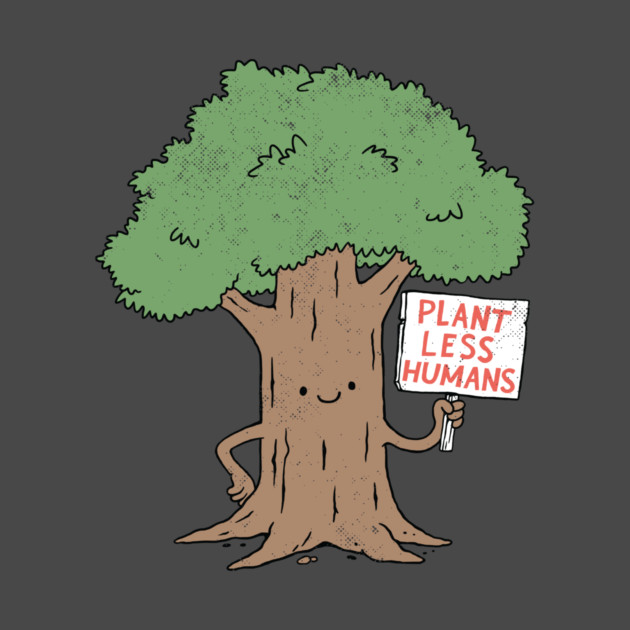 Plant More Rude Trees - Environment - Pin | TeePublic