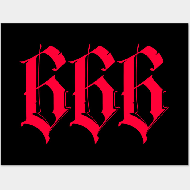 gothic style numbers