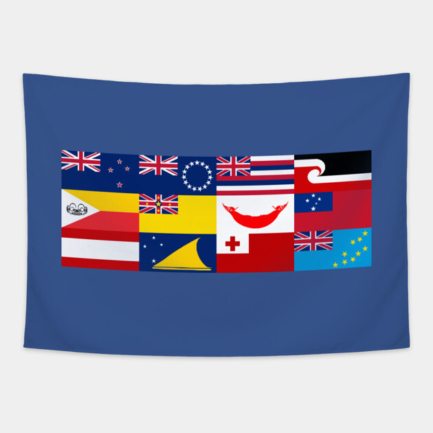polynesian islands flags