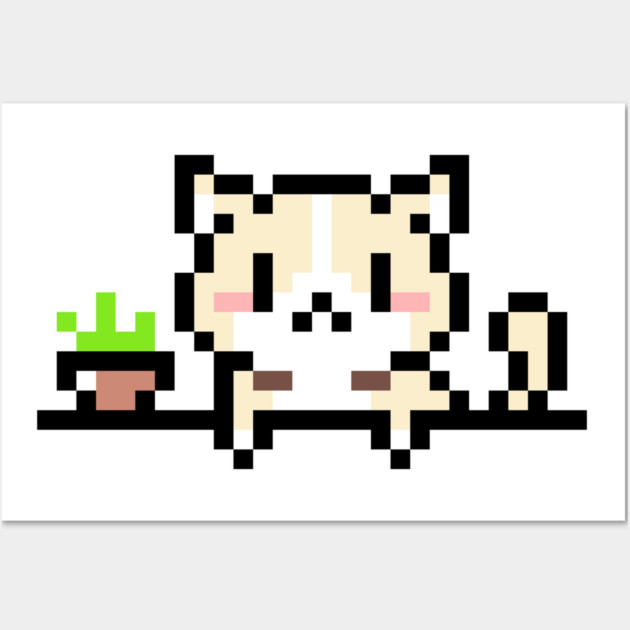 cute pixel cat