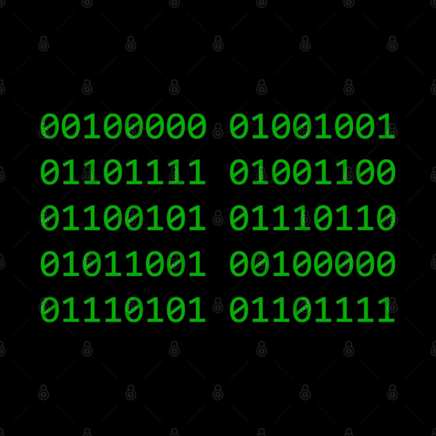 love binary code