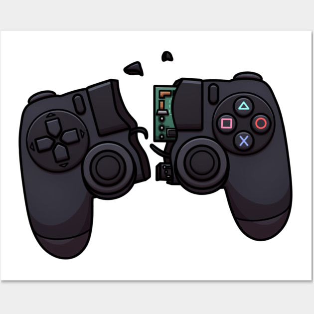 playstation controller cartoon drawing