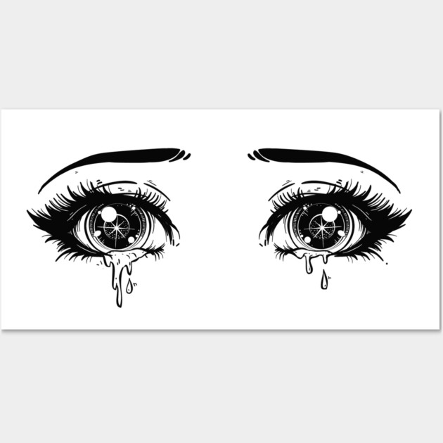 crying eye artwork