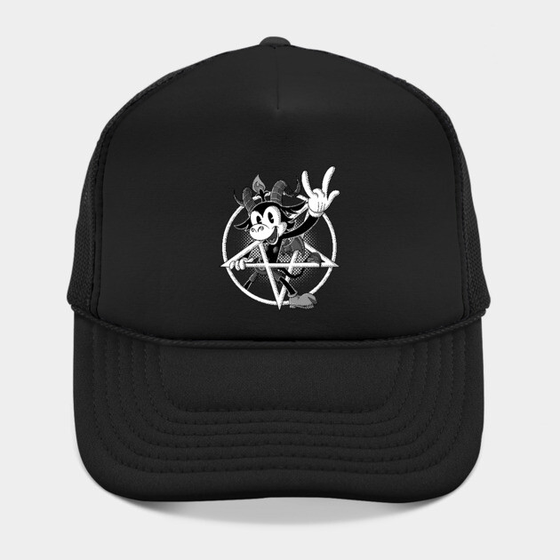 retro devil hat