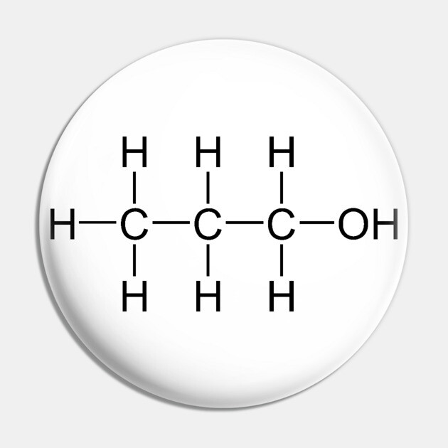 propanol structure electron dot
