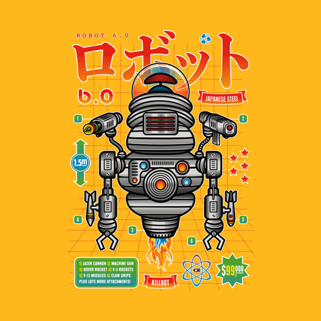 Robot 6.0 - Killbot Edition - Robot - T-Shirt | TeePublic