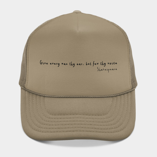 william shakespeare hat