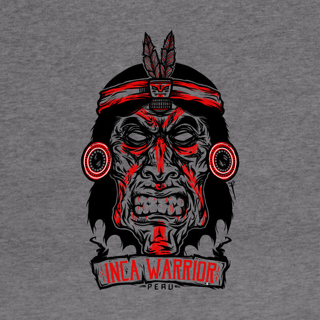 inca warrior drawing