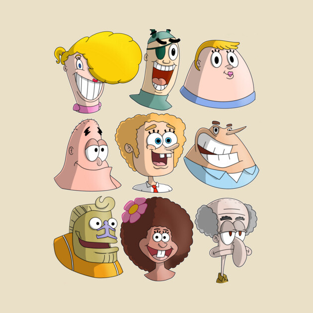 spongebob human form