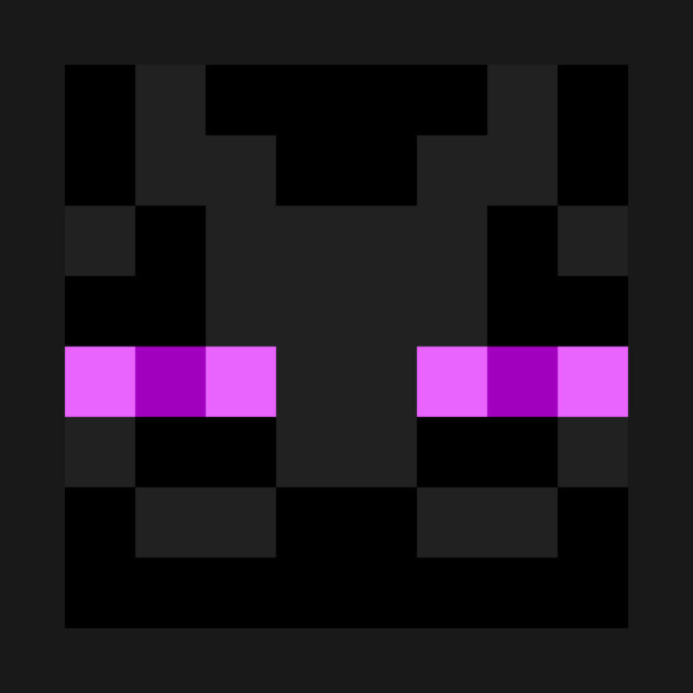 ENDERMAN FACE - Minecraft - T-Shirt | TeePublic