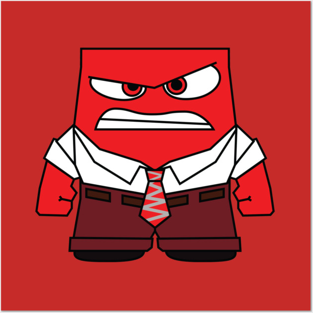 anger drawing inside out