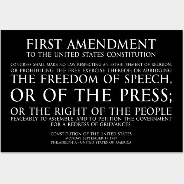 first amendment original text