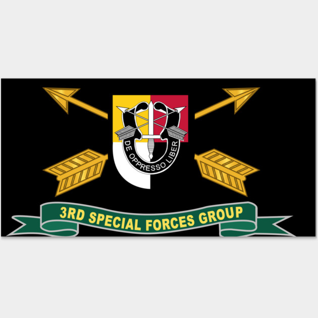 3rd Special Forces Group - Flash w Br - Ribbon X 300 - 3rd Special ...