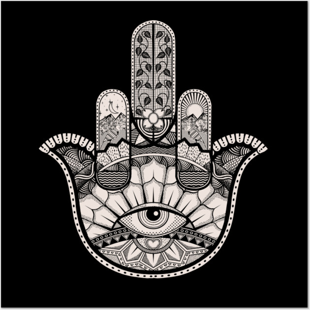 hamsa hand print
