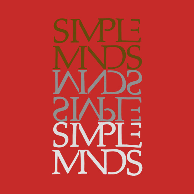 Simple minds band logo - Cool Anime Vintage Heart New Wave Dark - T ...