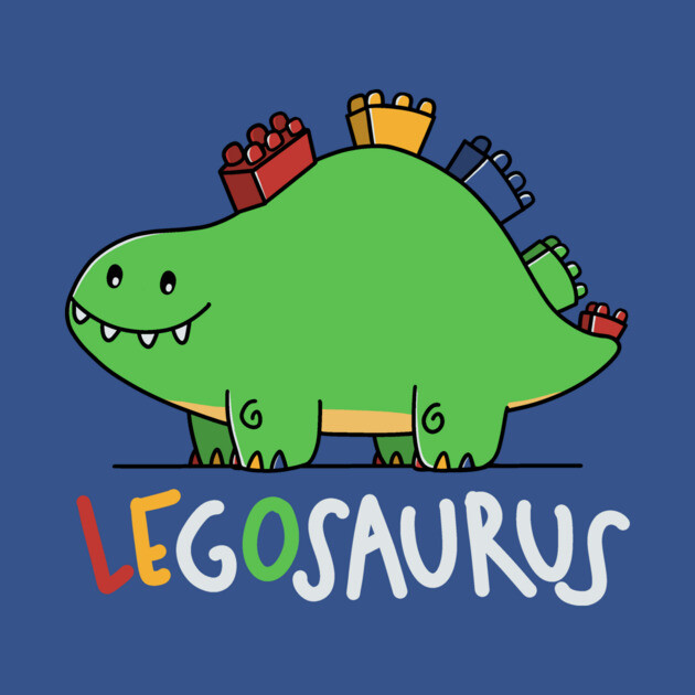 Legosaurus - Dinosaur - T-Shirt | TeePublic
