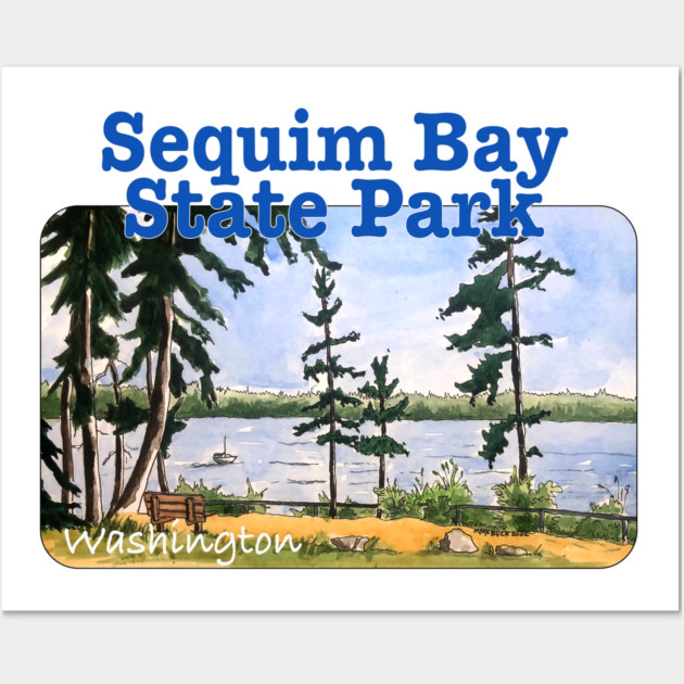 Sequim Bay State Park, Washington - State Parks - Posters and Art ...