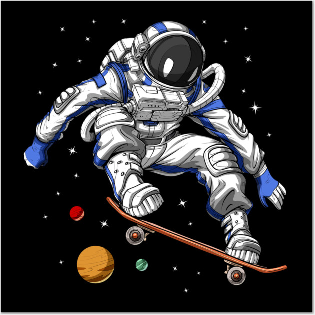 skating astronaut