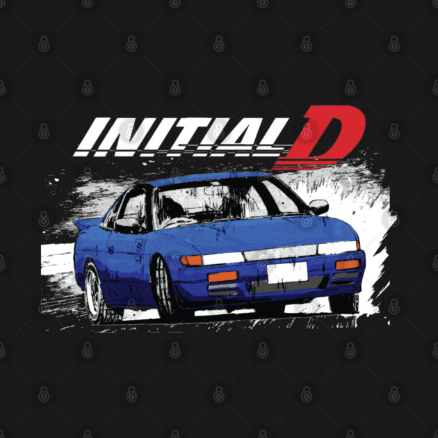 Initial D - Mountain Drift Racing Tandem s13 sylvia Impact blue Mako ...