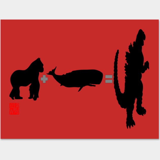 Godzilla Math - Godzilla - Posters and Art Prints | TeePublic