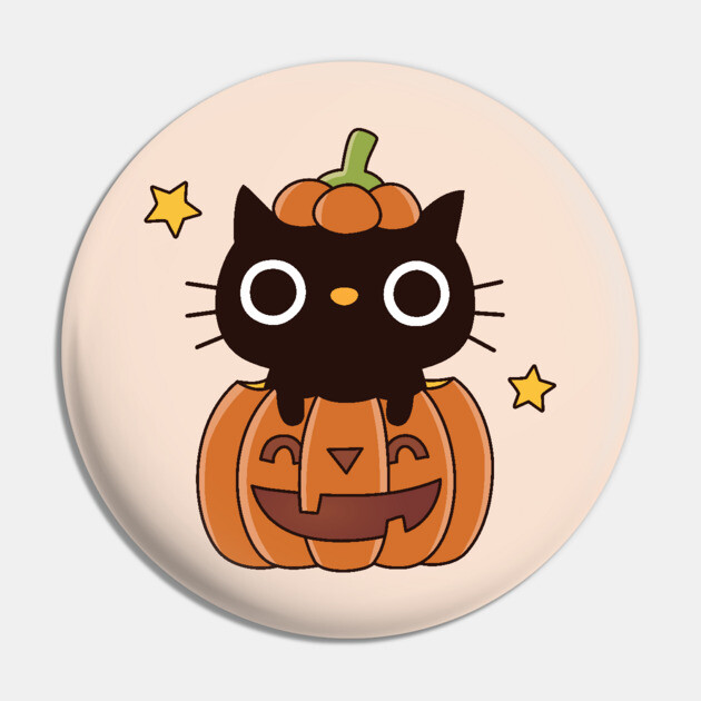 cat design pumpkin