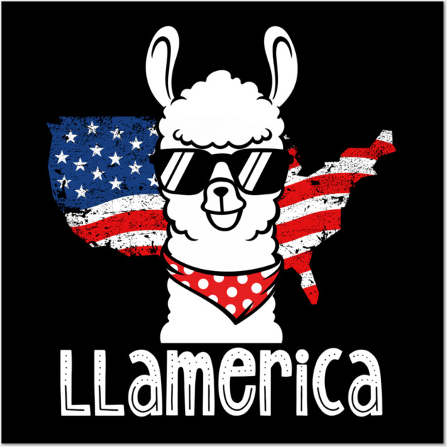llama on flag