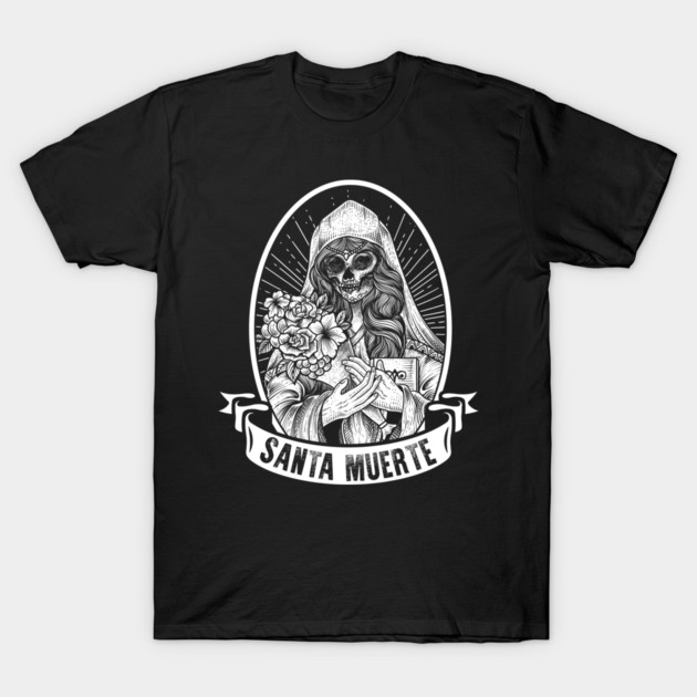 Santa Muerte Mexican Dead Sugar Skull Female Deity Satanic - Santa ...