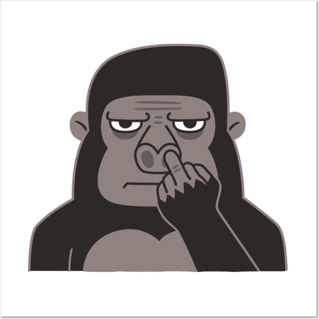 middle finger funny monkey