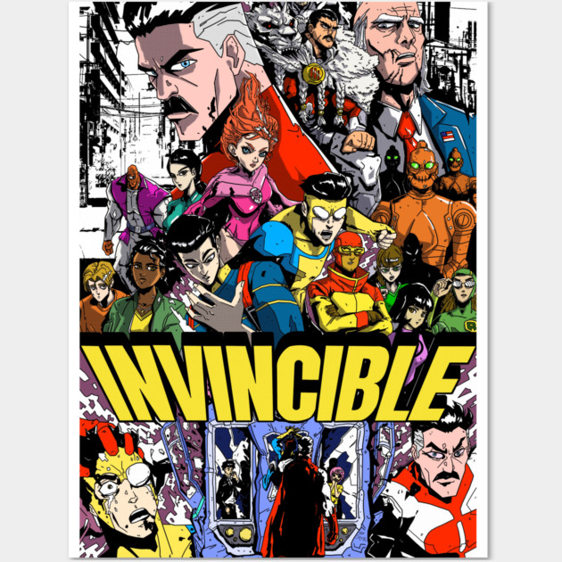 Invincible Poster Manga Style - Invincible - Posters and Art Prints ...