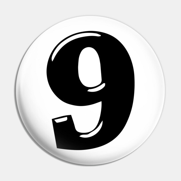 bubble font number 9