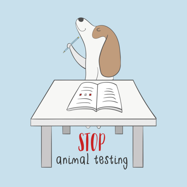 animal testing cartoon