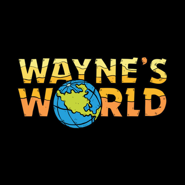wayne's world logo vector